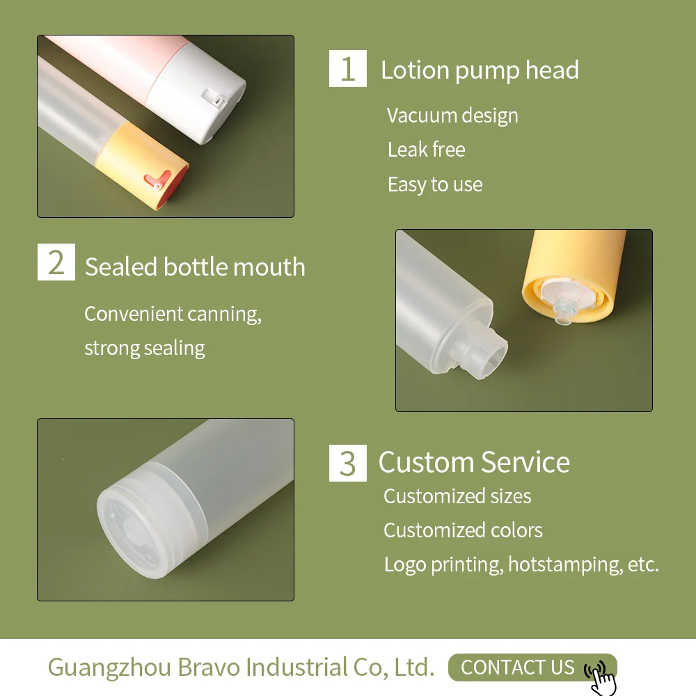 Custom Luxury Matte Airless Pump Bottles | Bravo Industrial