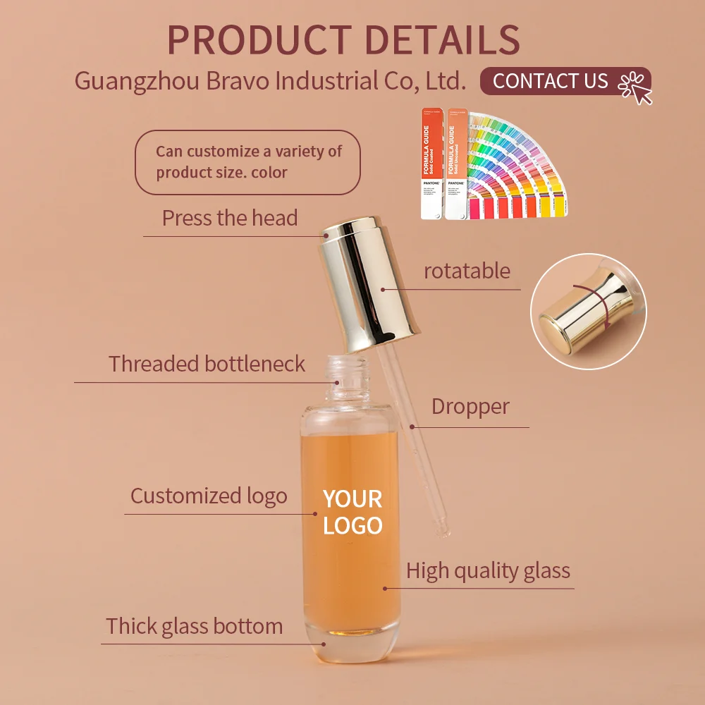 Luxury Refillable Glass Dropper Bottles | Bravo Industrial