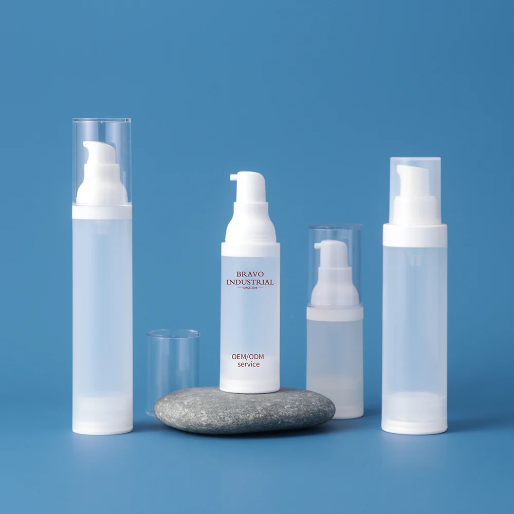 Custom Refillable Airless Skincare Bottle | Bravo Industrial