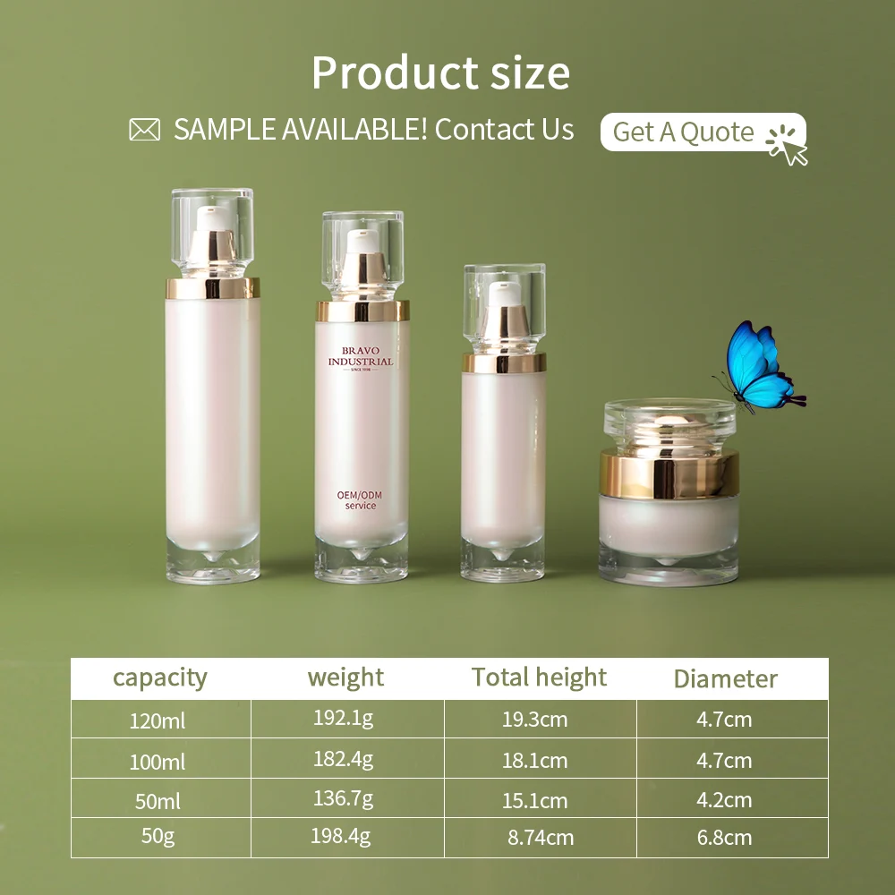 Custom Refillable PETG Cosmetic Bottles | Bravo Industrial