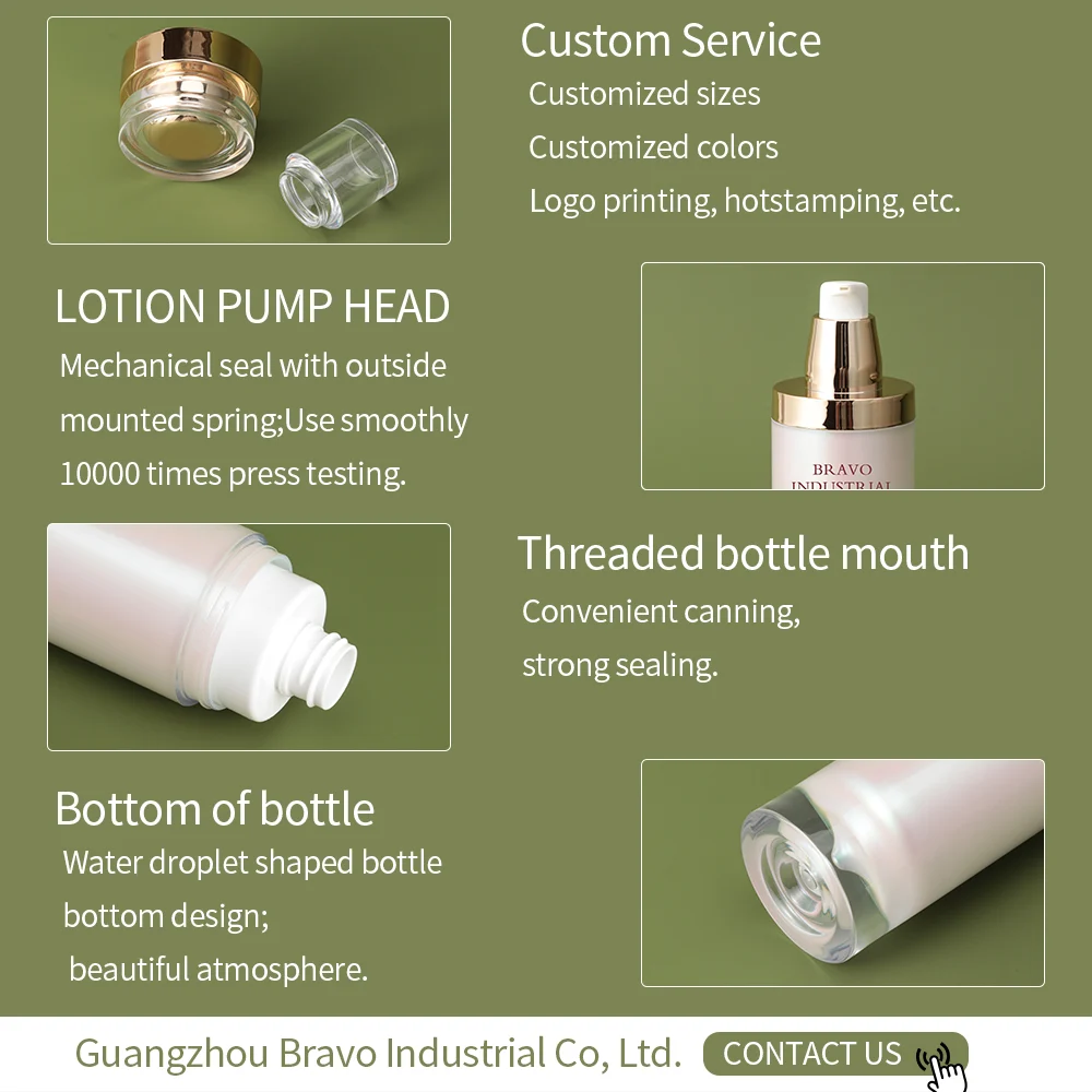 Custom Refillable PETG Cosmetic Bottles | Bravo Industrial
